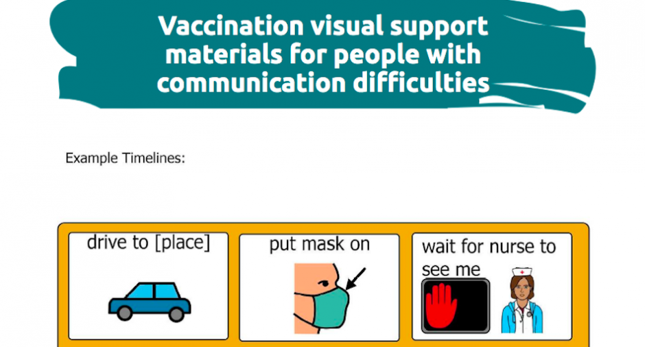 Covid-19 Vaccination visual support materials for people with ...