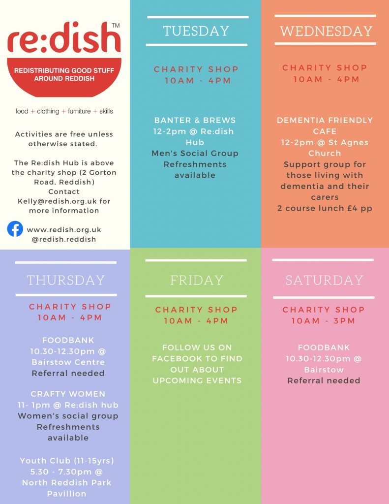 Re:dish to host helpful ‘November No Worries’ workshops and drop-ins to ...